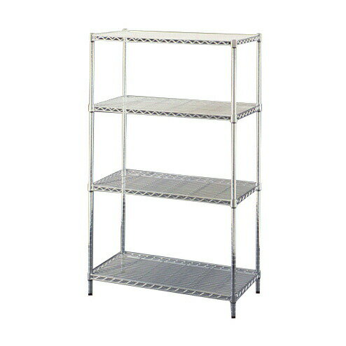 ●クロムメッキ仕上げのラックです。●棚の高さは自由に変えることができます。●MR-1509〜MR-1518DJは幅約150cmと収納力に優れています。●製品サイズ：W660×D360×H1200mm●重量：14.5kg●材質：棚板・ポール＝...