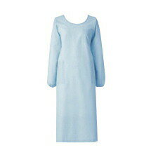 ●ナースウェアをゆったり包む長袖予防衣。●豊富なサイズ、カラー展開。●袖口ゴム入り。●カラー：サックス●材質：ポリエステル65％・綿35％松吉医科器械｜総合カタログ｜医療・介護・ドクター・ナース