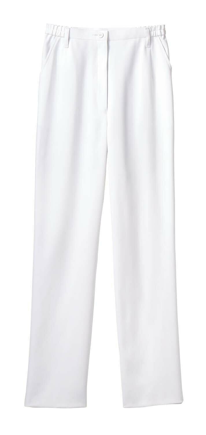 ●住商モンブランのメディカルパンツ、制菌・透け防止・吸汗速乾・制電・防汚加工を付与●スッキリとしたシルエットとゆったりとしたはき心地を併せ持つコンフォートスリムタイプのパンツ松吉医科器械｜総合カタログ｜医療・介護・ドクター・ナース