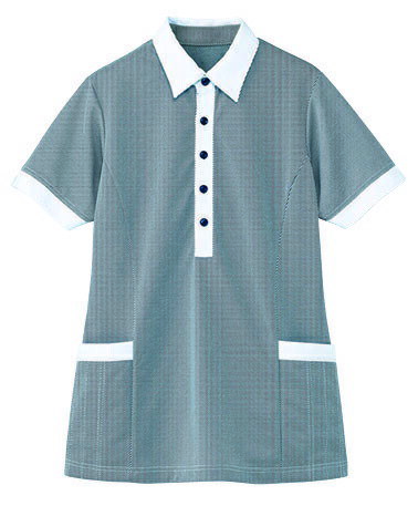 ●きちんと感たっぷりの介護のプロ仕様ポロシャツナチュラルで品の良い仕上がり。●爽やかなカラーリングと白衿、ジューシーなカラーリングのボタンがポイント。●前立てには引き締めナチュラルカラーアクセントで大人度UP。●ポケットは補強仕様。●腰ポケ...