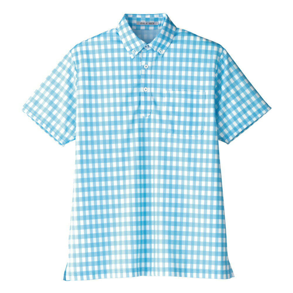 ●ポップなカラーとチェック柄が明るい印象を与えてくれます。左胸にはアウトポケットを搭載。吸水速乾性に優れ、ストレッチが効いた素材を使用しました。 ●衿はスッキリとしたボタンダウン仕様。シリコン釦を使用。 ●左胸には、アウトポケットを配置。ペ...