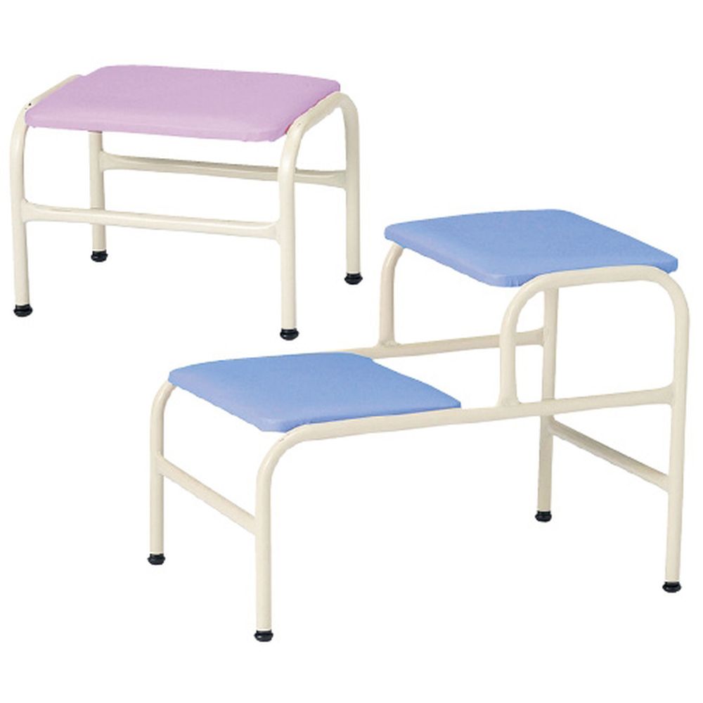 ●丸パイプを使った安らぎのある形状です。●品番:STY-3525 ,規格:1段 ,カラー:ネオブラック ,製品サイズ:W350×D250×H250mm ,材質:脚部=スチール、マット=ウレタンフォーム、張地=ビニールレザー松吉医科器械｜総合...