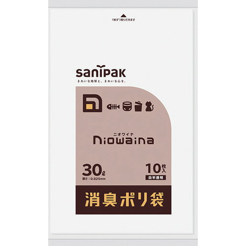 ●原料に消臭のマスターバッチを混ぜることで、製品使用時に、においの成分を吸収させ、においを和らげる効果があります。●生ごみ、おむつ回収用、ペットのふんの回収用等に。●容量(L)：30●縦(mm)：700●横(mm)：550●厚さ(mm)：0...
