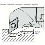 ●優れた切りくず排出性を実現するダイナミックバーです。●倣い加工用。●適合チップ：DC○○11T3●ダイナミックバー：優れた切りくず排出性能を実現、高いホルダ剛性と耐ビビリ性で仕上げ面と寸法精度を確保●スクリュークランプ方式●オイルホール付...