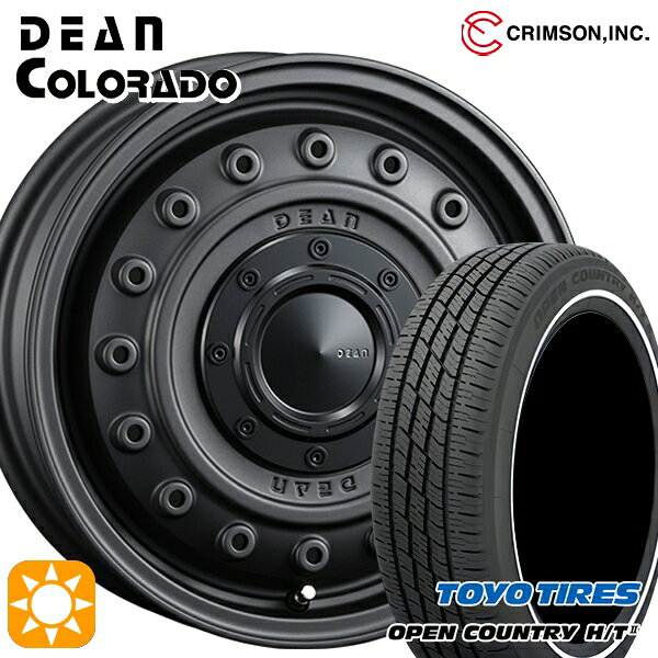 ▼Item Information▼ ホイール ホイール名：CRIMSON DEAN COLORADO サイズ：14インチ リム幅：4.5J H/PCD：4H100 インセット：43 カラー：マットチャコールブラック タイヤ 商品名：TOY...