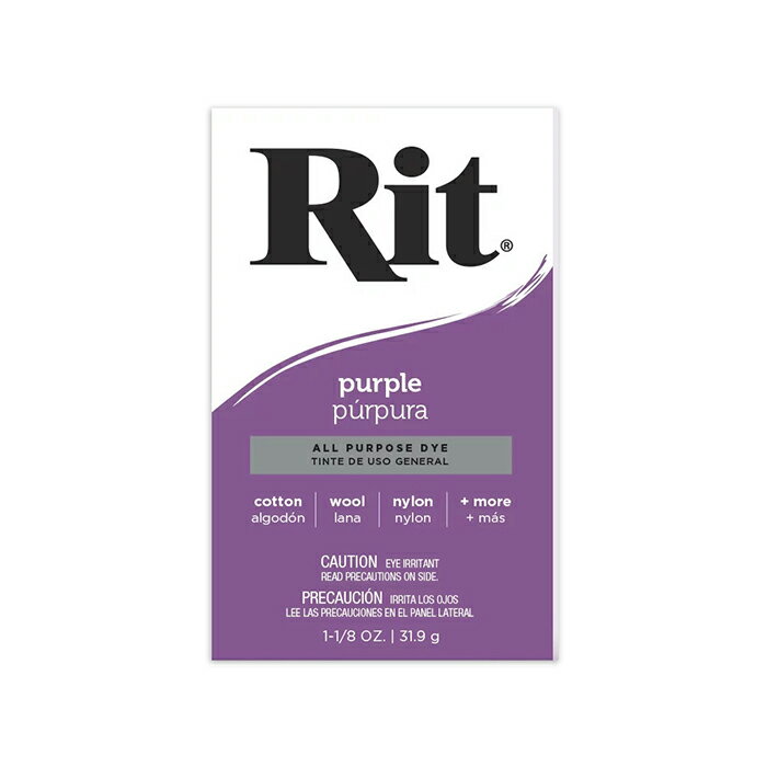 商品説明 容量 約32g 用意するもの ボウルなどの容器、トング又はさいばし、ゴム手袋、Ritパウダー、熱湯(70℃)、湯、塩、染色の時の洗剤、すすぎの洗剤 染まるもの アセテート、絹、ナイロン、レーヨン、ポリウレタン、綿、ウール、塩化ビニ...