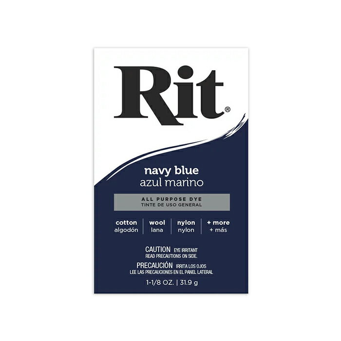 商品説明 容量 約32g 用意するもの ボウルなどの容器、トング又はさいばし、ゴム手袋、Ritパウダー、熱湯(70℃)、湯、塩、染色の時の洗剤、すすぎの洗剤 染まるもの アセテート、絹、ナイロン、レーヨン、ポリウレタン、綿、ウール、塩化ビニ...