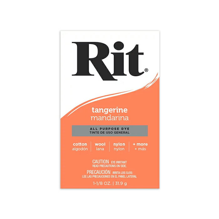 商品説明 容量 約32g 用意するもの ボウルなどの容器、トング又はさいばし、ゴム手袋、Ritパウダー、熱湯(70℃)、湯、塩、染色の時の洗剤、すすぎの洗剤 染まるもの アセテート、絹、ナイロン、レーヨン、ポリウレタン、綿、ウール、塩化ビニ...