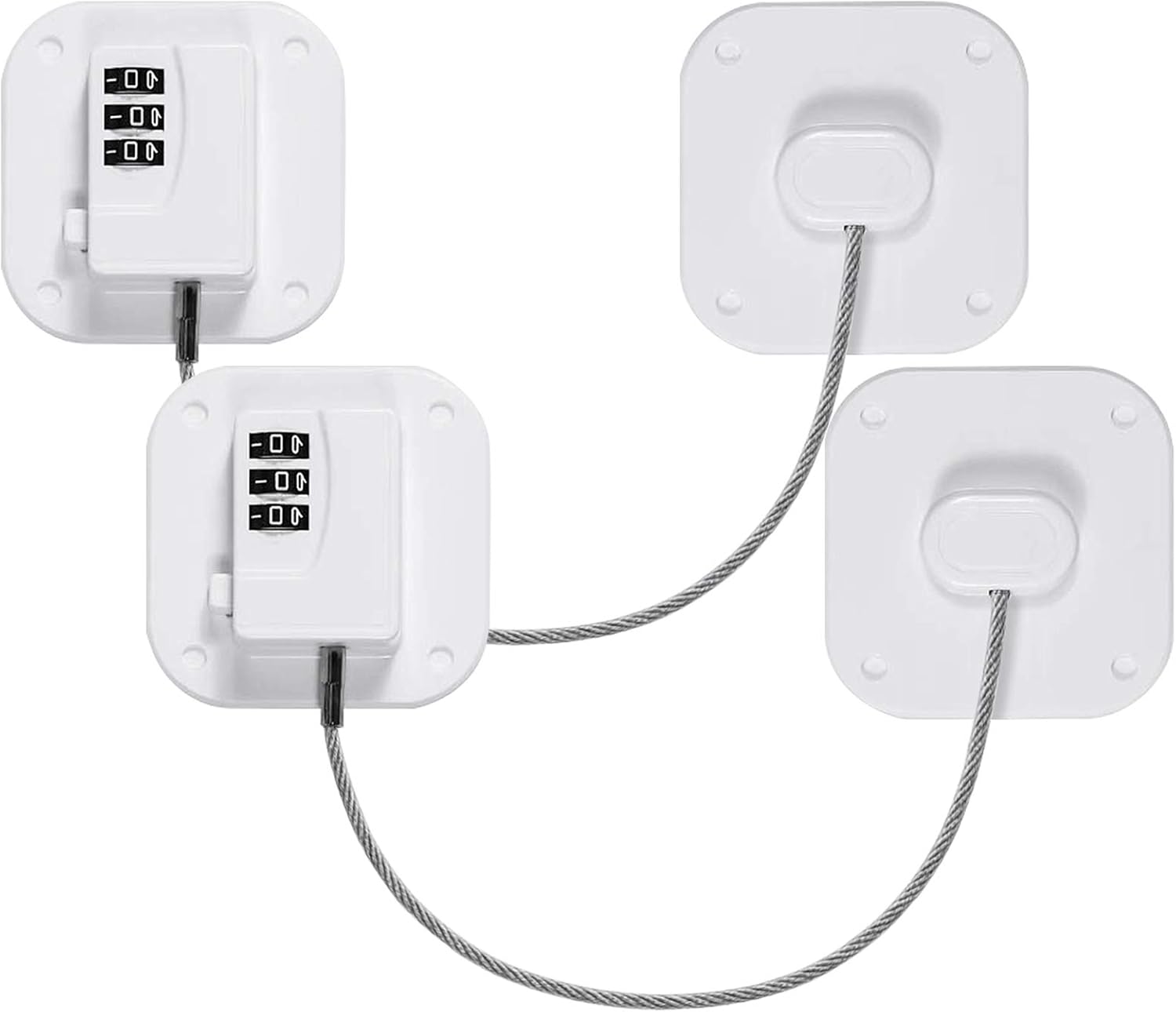 商品情報【商品説明】プレート寸法：約7cmワイヤー長さ：約19.5cmワイヤー直径：約0.3cm重量：127g材質：スチール+ABS【設置方法】◆解錠番号の設定方法◆1、ダイヤルを初期设定の番号「0000」に回して、左上の解除ボタンを押して...