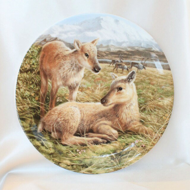 wall plate Collector's Treasury The Beauty of Polar Wildlife by Mike Jackson ワイルライフ・アーティスト　マイク・ジョンソン画 ビューティー・オブ・ポーラ・ワイルド...