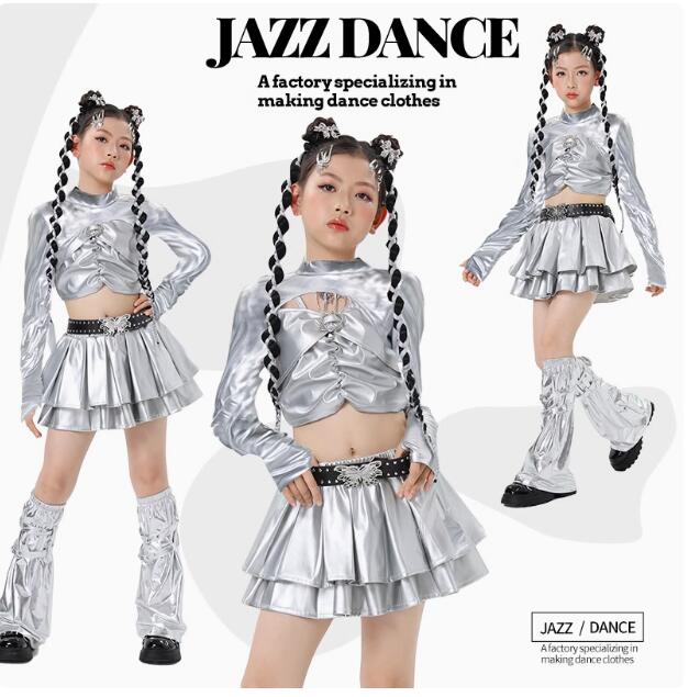 商品名 ジャズダンス衣装 色 シルバー 内容 写真参考 サイズ 120 身長110-120cm 130 身長120-130cm 140 身長130-140cm 150 身長140-150cm 160 身長150-160cm 170 身長16...