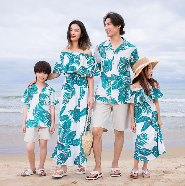 商品名 家族お揃い衣装 親子ペア 夏 パパと息子 色 写真色 内容 女：ワンピース 男：シャツ単品/シャツ＋パンツ2点セット 素材 ポリエステル 連絡について ＊土日祝日に電話対応不可、メールでの返信は48時間以内させていただきます。弊社と...