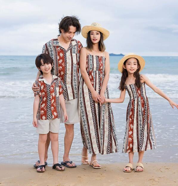 商品名 家族お揃い衣装 親子ペア 夏 パパと息子 色 写真色 内容 女：ワンピース 男：シャツ単品/シャツ＋パンツ2点セット 素材 ポリエステル 連絡について ＊土日祝日に電話対応不可、メールでの返信は48時間以内させていただきます。弊社と...