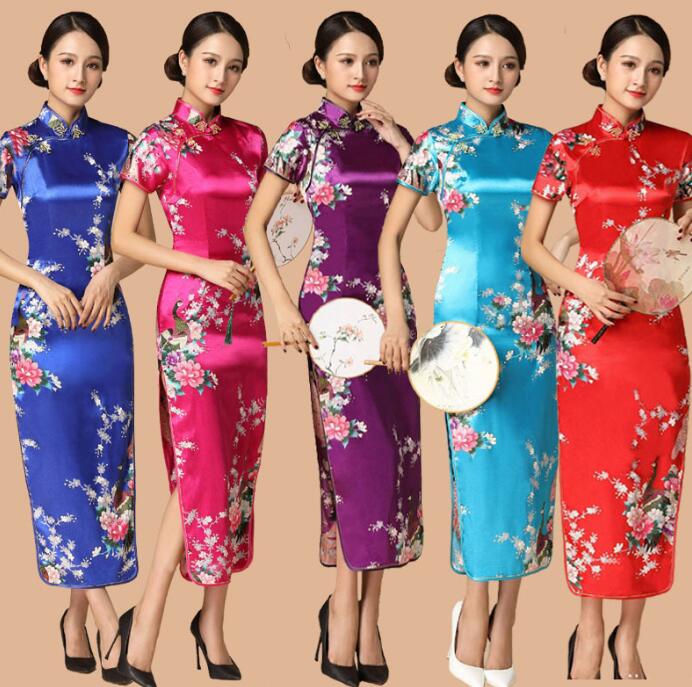 商品名 ロング チャイナドレス 中華服 レディース 色 画像参考 サイズcm Sバスト84　ウエスト72　ヒップ88 着丈124 Mバスト88　ウエスト76　ヒップ92 着丈125 Lバスト92　ウエスト80　ヒップ 96 着丈126 XL...