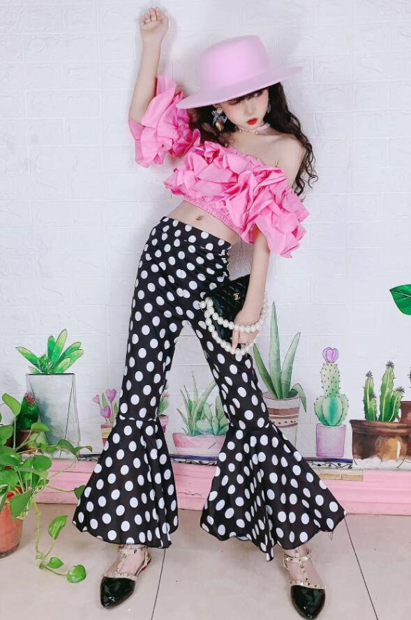 商品名 キッズダンス衣装 レトロ風 色 画像参考 サイズcm 110　パンツ丈63　適用身長105-112　適用体重18KG以内 120　パンツ丈68　適用身長114-122　適用体重18-21KG 130　パンツ丈75　適用身長124-1...