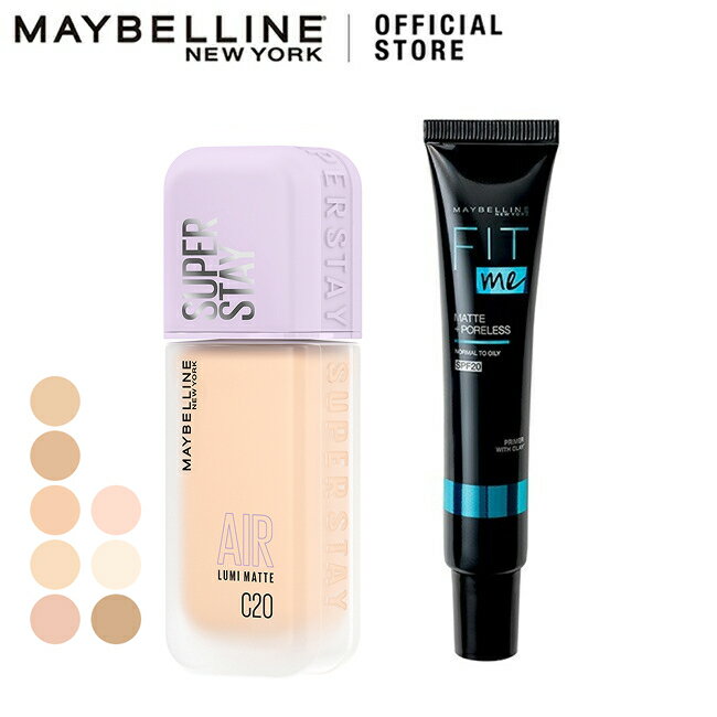 お店TOP＞メイベリン SPステイ ルミマット リキッド ファンデーション　× フィットミー プライマー 商品区分：化粧品 【SPステイ ルミマット リキッド ファンデーション　× フィットミー プライマーの商品詳細】 メイベリンニューヨー...