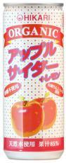 (ヒカリ)オーガニック　アップルサイダー＋レモン【30本／1箱】 有機果汁を85％以上使用。アップル果汁本来の甘味をいかした贅沢なサイダーです。 【原材料】 果実（有機りんご、有機レモン）/炭酸 【商品情報】 ★有機JAS認定商品です。（広...