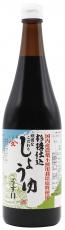 【12本セット】ヤマヒサ　頑固・淡口醤油720ml 国産の頑固なこだわり栽培原料を使って作られた、杉樽仕込み醤油です。発酵から熟成・圧搾までに約1年をかけています。 原材料：大豆（国産100%）、小麦（国産100%）、食塩 内容量：720m...