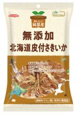 【4袋セット】ノースカラーズ　純国産北海道皮付さきいか24g 北海道産のいかを使用し、低温でじっくりだしに漬け込み、手焼きで香ばしく仕上げています。やわらか食感の皮付さきいかです。 原材料：いか（北海道産）、てん菜糖（てん菜（北海道産、遺伝...