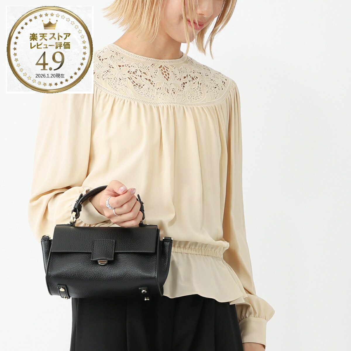 BRANDロリステッラ/LORISTELLAITEMショルダーバッグ 3WAY/ハンドバッグ/BETH MINIItem No.beth-2530-nero管理： CCBLK TTWN NNWW オケージョン フォーマルバッグ 本革 レディ...