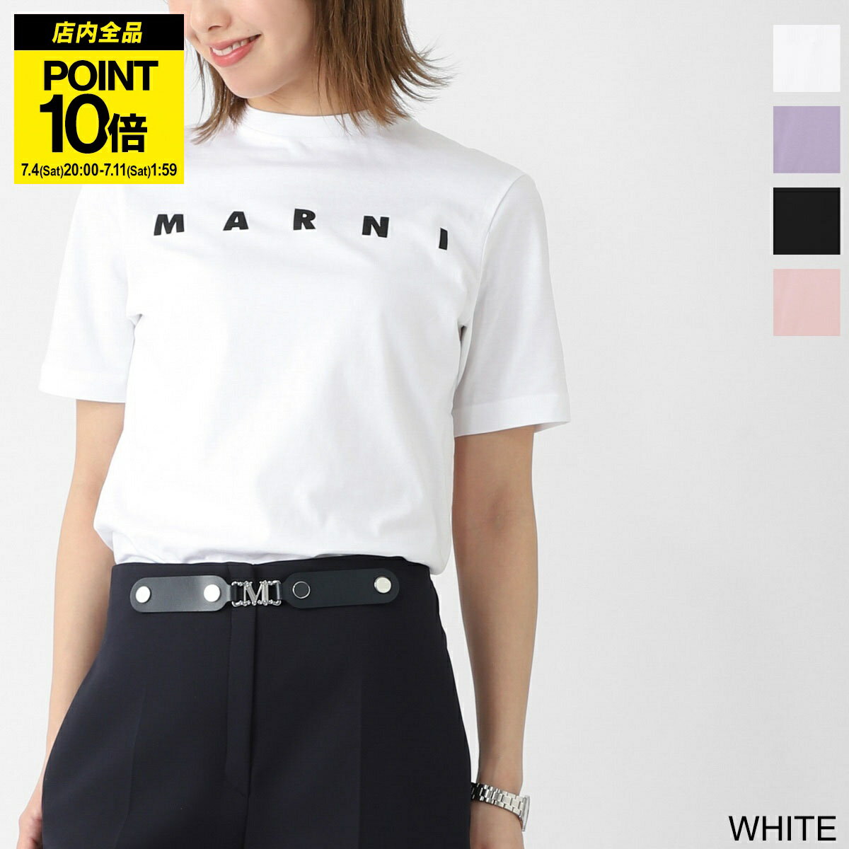 BRANDマルニ/MARNIITEMクルーネックTシャツ/KIDS キッズ ガールズ/ロゴプリント TシャツItem No.m01601-m00rf-0m612, m01601-m00rf-0m351, m01601-m00rf-0m100...