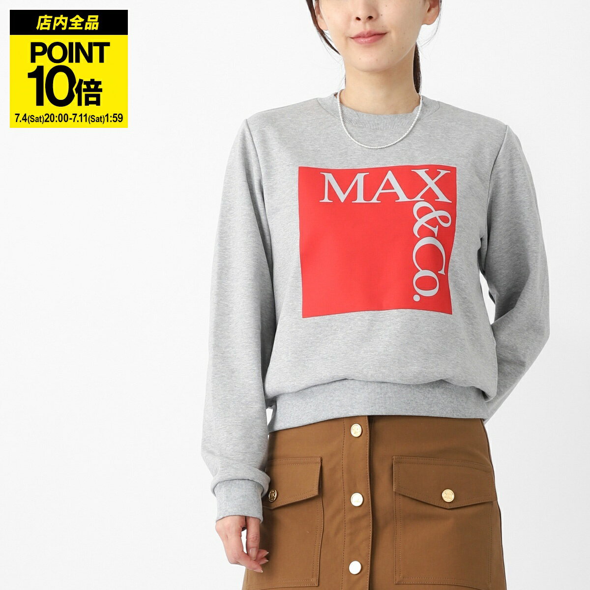 BRANDマックスアンドコー/MAX＆Co.ITEMスウェットシャツ/KIDS キッズ/MAX MARA MAX&CO ロゴプリントItem No.maxs3f-mx0037-mx01h-mx901管理： CCGRY TTWN NNWWマッ...