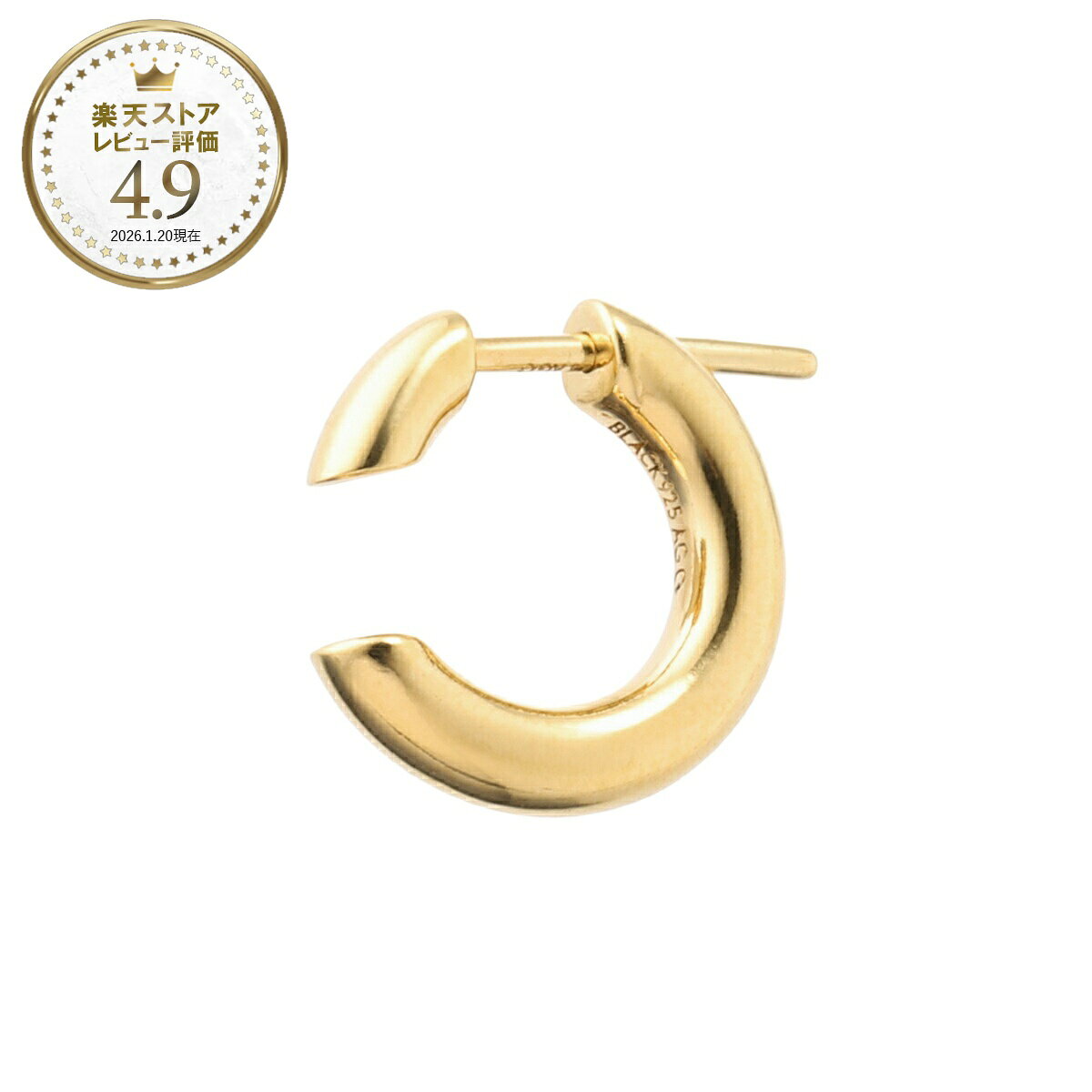 BRANDマリア ブラック/MARIA BLACKITEMシングルピアス/DISRUPTED 14 PIERCED EARRING 片耳Item No.disrupted-14hoop-100454-gold管理： CCGLD TTWNマリ...