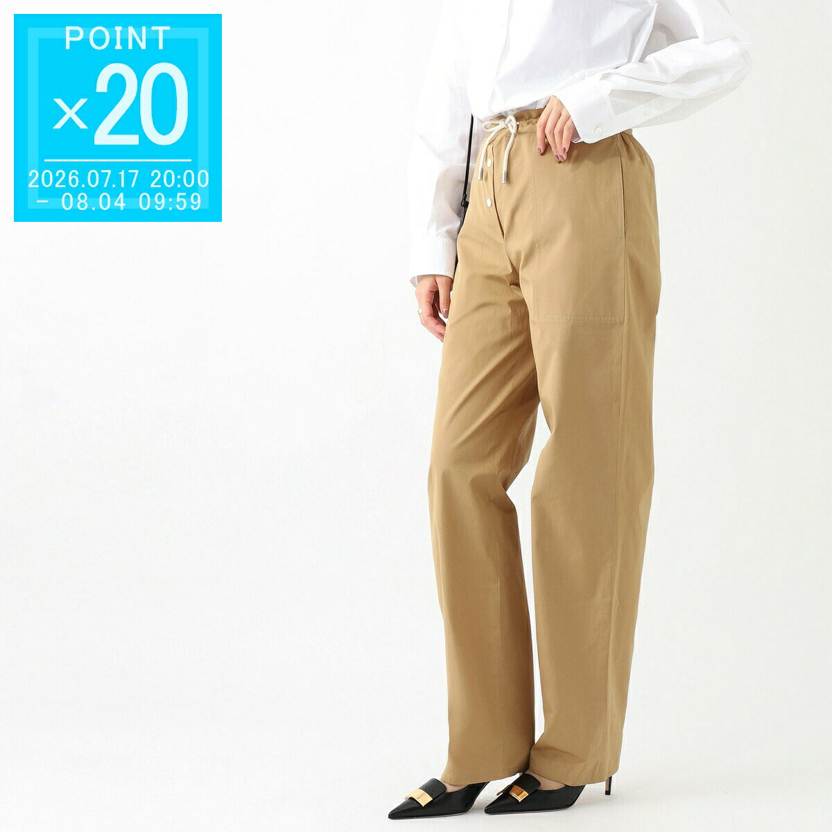 BRANDザ ロウ/THE ROWITEMコットンパンツ/BONNETTE PANTItem No.8225-w3248-ppb管理： CCBRN TTWNザ ロウ/THE ROW コットンパンツ "BONNETTE PANT"シャリ感のあ...