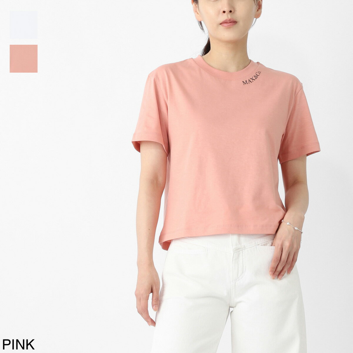BRANDマックスアンドコー/MAX＆Co.ITEMクルーネックTシャツ/KIDS キッズ/MAX MARA MAX&CO ロゴTItem No.maxt34f-mx0334-mx057-mx310, maxt34f-mx0334-mx05...