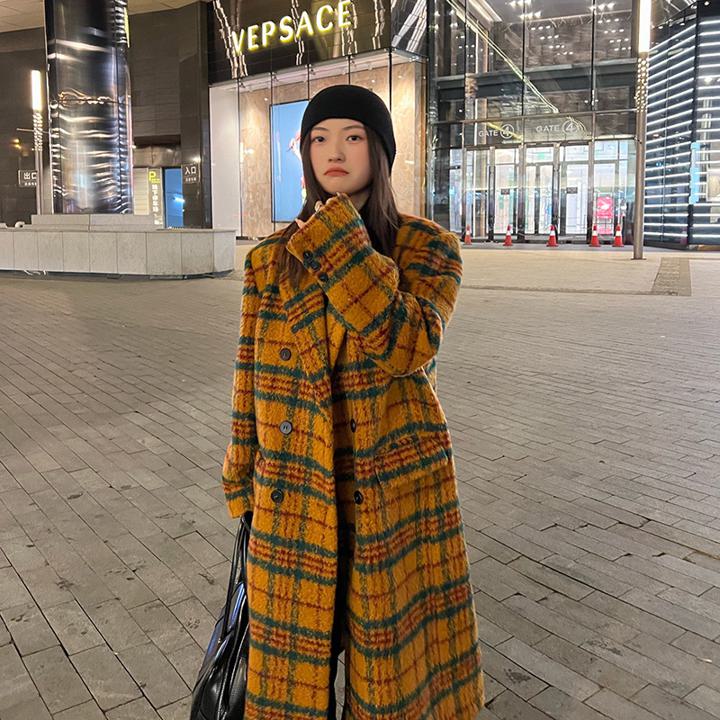 楽天市場】チェックコート(素材(生地・毛糸)ウール 楽天市場】チェックコート(素材(生地・毛糸)ウール