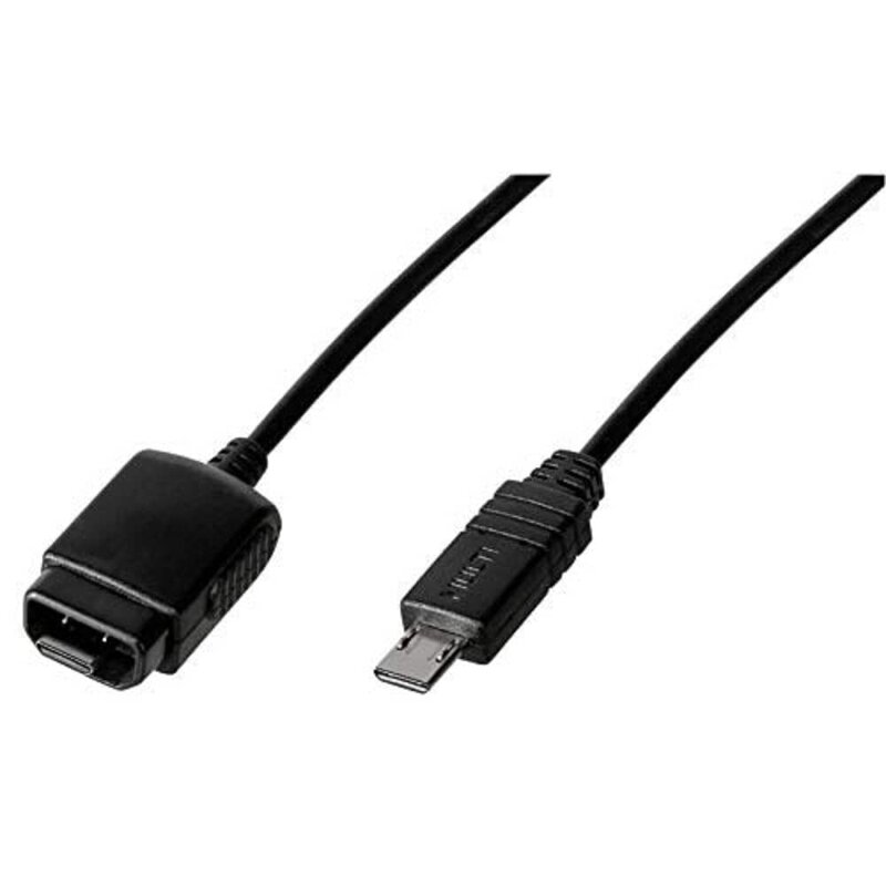 電波式ワイヤレスレシーバー「FA-WRR1」とマルチ端子対応のαボディを接続する専用ケーブル 長さ:約80cm 質量:約22g