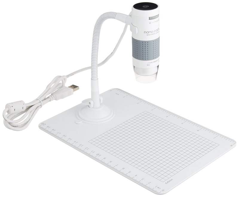撮像範囲:5.6mmX4.2mm(60倍時) 1.4mmX1.1mm(250倍時) 照明:LED 4灯 撮像素子:CMOS 最大解像度:1600X1200 (補間で3200X2400) 最大動画解像度:640X480 pixels(VGA)...