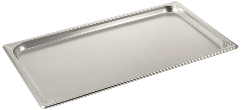 外寸 :530×325mm・内寸 :深さ:20mm 製品重量:920g 材質:18-8ステンレス 容量:2.7L