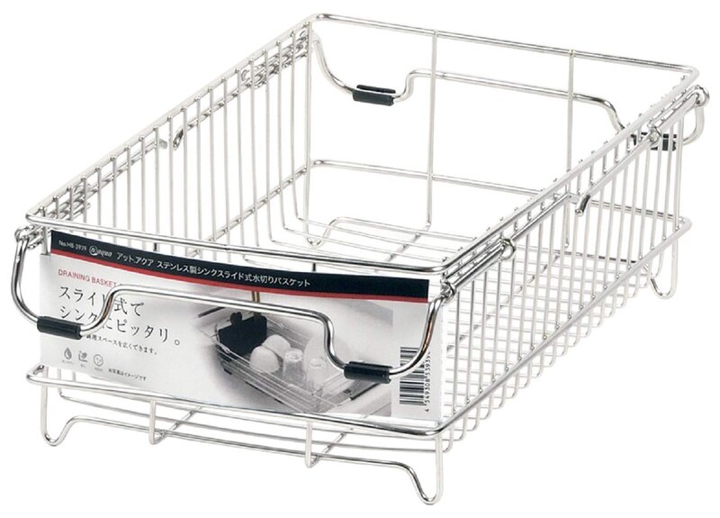 製品サイズ:(約)幅20.5×奥行37~53.5×高さ11cm 製品重量:(約)0.6kg 素材・材質:本体/ステンレス鋼、すべり止め/ポリプロピレン 生産国:中国 耐荷重:(約)4kg、シンクの適応寸法:(約)37~52cm※シンク内で使...