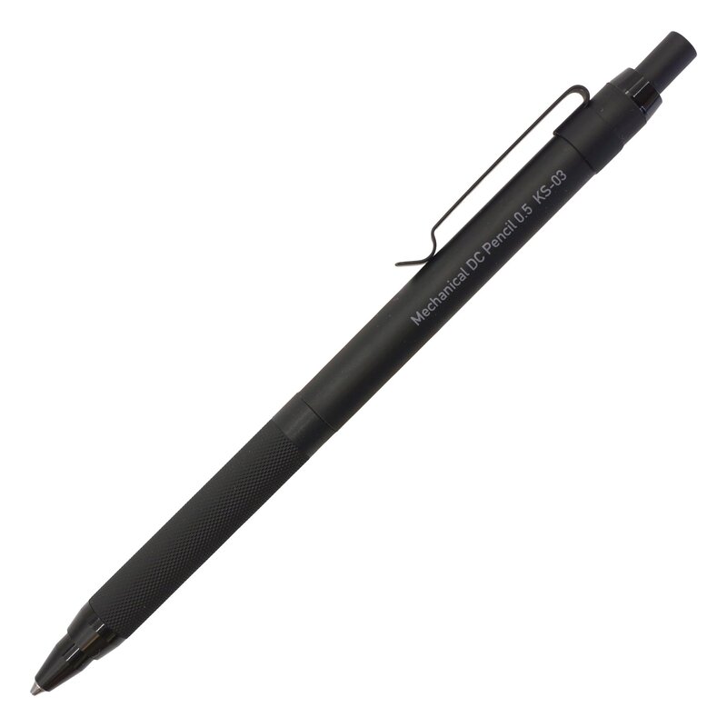 アルミ製ボディ+ダブルチャック方式 芯径:0.5mm 2.7×6×19.3