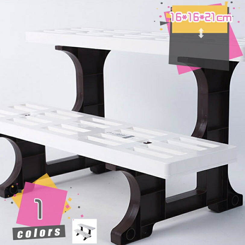 メイン素材：鉄【ガーデンフレーム】直径16*高さ21cm　2個セット シンプルな単層棚が使える便利なラック。植物以外もお勧め。 いろんな場所で使える。【品質良い素材】プランタースタンドは品質良い鉄素材で作られており、頑丈で耐久性があり、耐荷...