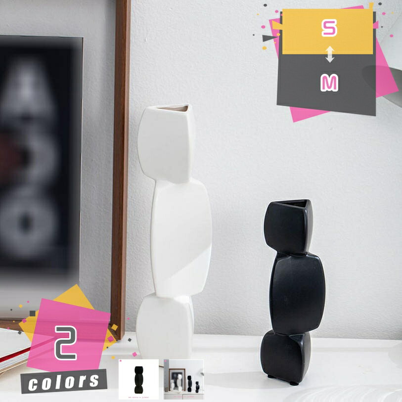 メイン素材：セラミック高耐久性と美しさを備えた優れ陶磁器素材を使用してこの花瓶を作りました。表面は滑らかで手触りが良く、細かいディテールにもこだわっています。ファッションでシンプルなデザイン、滑りにくく持ちやすいです。花瓶がいろんな雰囲気に...