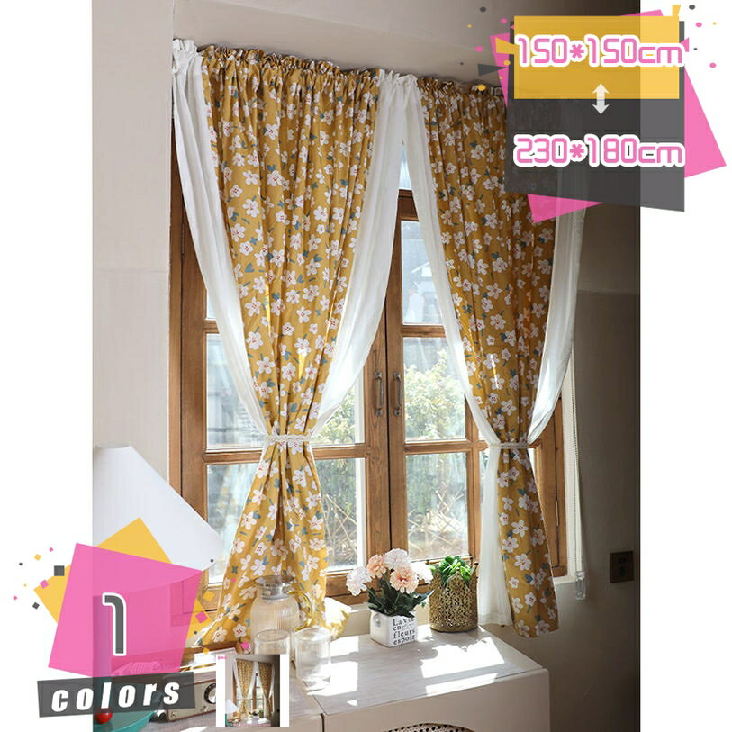 メイン素材：ポリエステル商品内容：カフェカーテンx1枚。---サイズ【幅*高さ】：150*150cm 150*180cm 150*210cm 230*150cm 230*180cm。---ヒント：ご購入する前に窓を測定してください。一般的に...