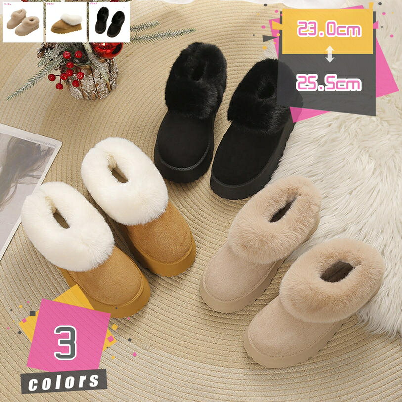 表地：スウェードメイン素材：pu▲ ファーミュール新登場！ 柔らかいファーをたっぷりと施し、暖かく履き心地良い。▲ ローヒールが体重をしっかりと支えてくれるので、 長時間歩いても疲れにくいです。▲ 毎日のスタイリングに季節感を取り入れ、冬コ...