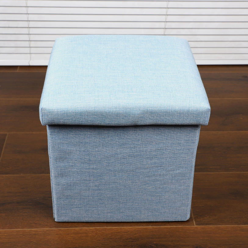 メイン素材：綿麻製◆【サイズ（cm）】：30*30*30cm； 耐荷重80KG；　材質：綿麻；◆収納ケースなのに椅子にもなる便利なBOXです。 シンプルなデザインなのでいろんな場所、用途で使えます。◆本体内部にはたっぷりの収納スペース。 使...