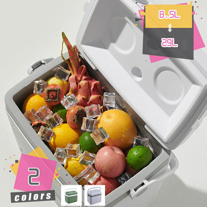メイン素材：PP材質：PPポリプロピレン(外側)+PUポリウレタン(断熱材)+PPポリプロピレン(内側)対象シーズン：夏。片暑い時期のお出かけに役立つクーラーボックス。部活・学校のお弁当や、アウトドアシーンに。ご注意：素材の性質上、一部に製...
