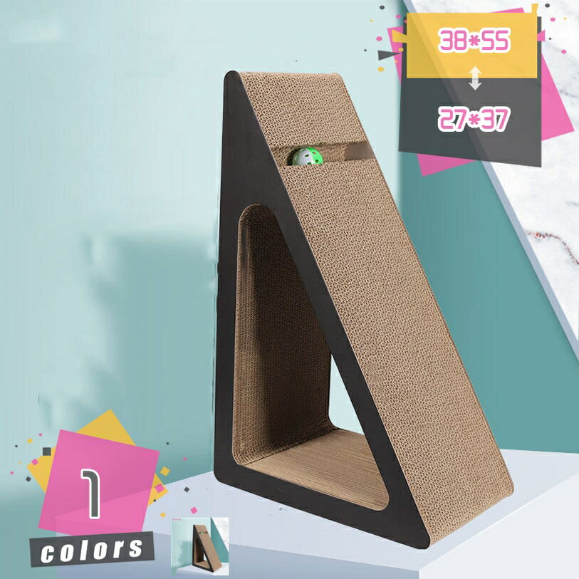 表地素材：紙内部素材：紙◆【サイズ】幅38×高さ55cm、幅27×高さ37cm ※手動で採寸しておりますので、若干の誤差が生じる場合がございます。◆子猫から大型猫まで。見た目が可愛く。耐久性があり、子猫はその体に爪を研いで、掻く良い習慣を身...