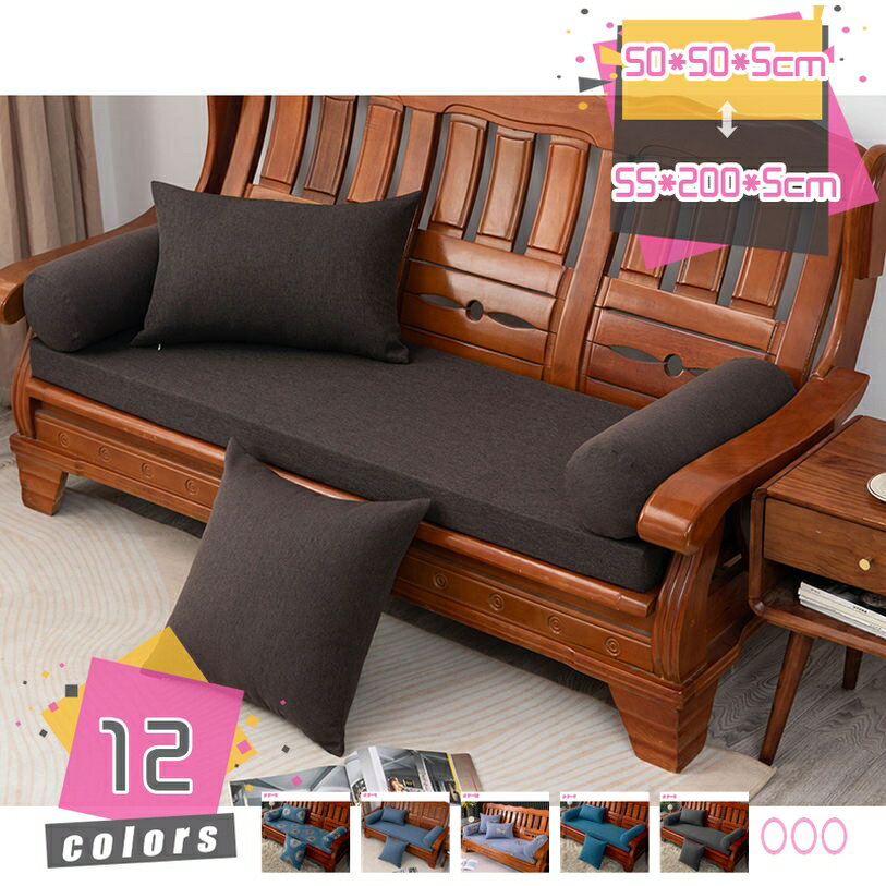 【クリックして他のサイズを選択してください】55*180*5cm50*200*5cmメイン素材：リネン★【材質】生地：リネン　詰め物：ウレタン　 サイズ表示：（単品売り、ご了承ください！！）約50*50*5cm 50*55*5cm 50*1...