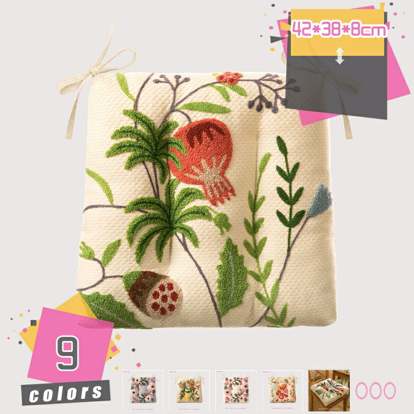 メイン素材：綿・コットン★【材質】生地：コットン 綿　詰め物：PP綿 サイズの説明：約42*38*8cm 　 【ご注意】座布団の包装が圧縮状態なので到着後はパンパンと叩きほぐしてください。完全に膨らむまでは約2日〜3日かかるおそれがあります...