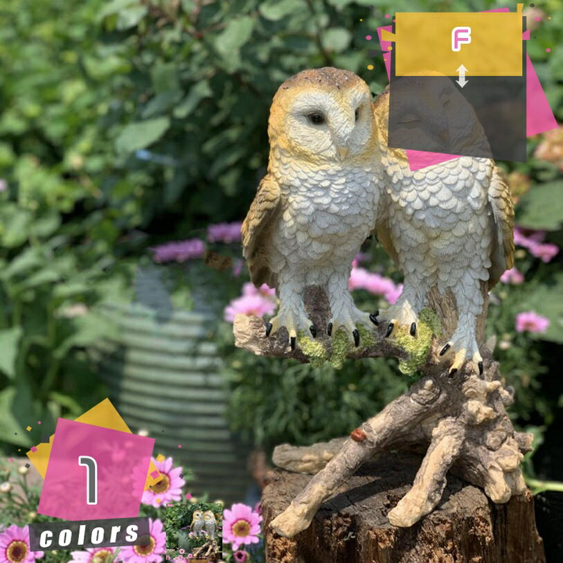 メイン素材：レジン◇屋内に置いても、屋外に置いても、存在感は抜.群だ。表情がとてもキュートで、見ているだけで癒される。◇植木鉢と一緒に並べると、とても生き生きとして面白い。DIYガーデニングが楽しい!◇お誕生日やお祝い事、特別な日のプレゼン...