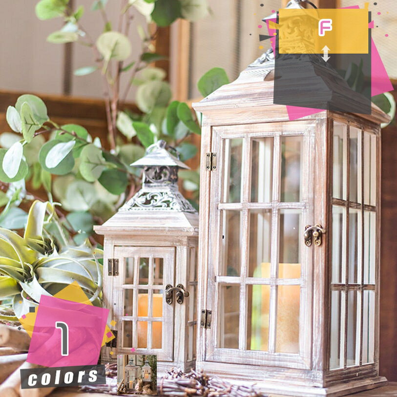 メイン素材：木1、巧緻なこのキャンドルランタンはお部屋、オフイス、旅館、バーなどにぴったり、上品でエレガントな雰囲気を演出できます。2、蝋燭を入れなくても素敵な装飾物になります。5、蝋燭は別売りです、パーケジに含まれまていません。(ティーラ...