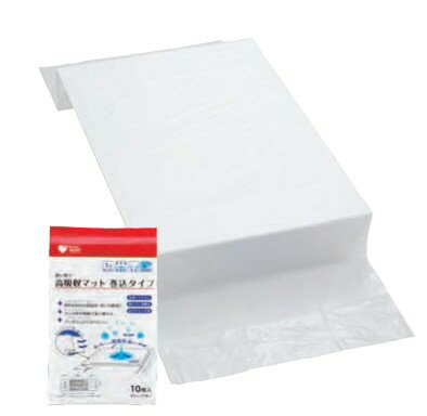 ●吸収量と敷きやすさにこだわった、巻き込みタイプです。 ●高吸収消臭ポリマーを配合しているため、尿約6回分※（1000mL）を素早くたっぷり吸収し、臭いを軽減します。 ※1回の排尿量を150mLとする。 ●敷きやすいように折りたたんでいるた...