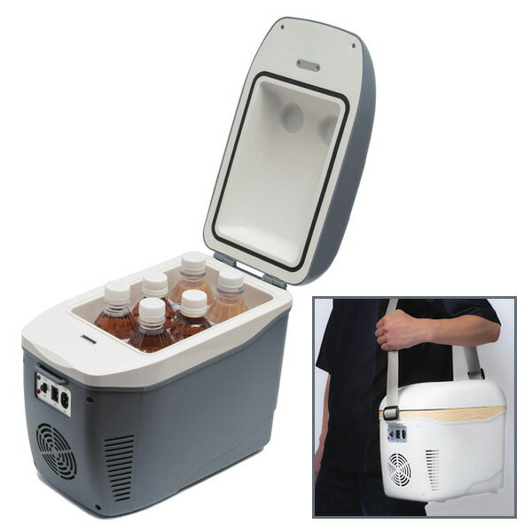 容量7.5Lの軽くてコンパクトな冷温庫！容量7.5Lの軽くてコンパクトな冷温庫！コンパクトだから車の足元にも置ける！アウトドアに、寝室に、災害時用に持ち運びに便利なベルト付簡単操作で使いやすい！【設定可能温度】保冷にも保温にも最大−5度〜6...