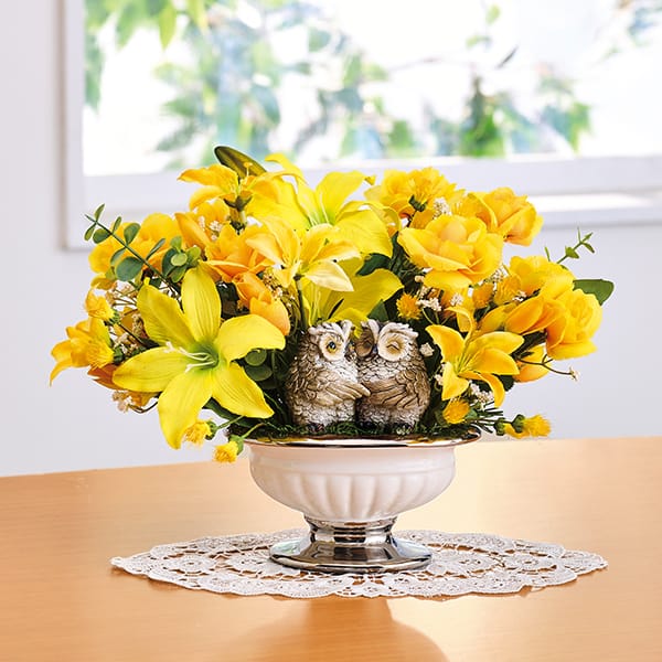 水やり不要、福を招くふくろうで運気アップ！水やり不要、福を招くふくろうで運気アップ！人気のふくろうが復活！敬老の日に！贈り物にもおすすめ！【CT触媒】温度変化のエネルギーで消臭効果を発揮●浄化・消臭●防汚・抗菌【イエロー】・幸運・金運【ピン...