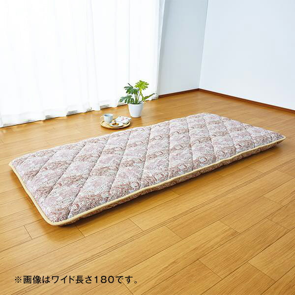 ふかふかお布団みたいで快適！ふかふかお布団みたいで快適！ゆったり使えるワイドタイプ＼ボリュームたっぷり／中わたたっぷりで底つき軽減こたつ用の座布団としても●両面同柄●固わたごろ寝●圧縮梱包スペック●(約)／＜長さ120＞幅60×厚さ6cm、...